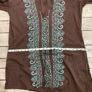 Debbie Katz South Beach | Tops | Debbie Katz Embroidered Tunic | Poshmark